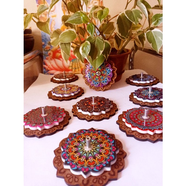 Incensários Artesanal Mandalas e Duendes | Shopee Brasil