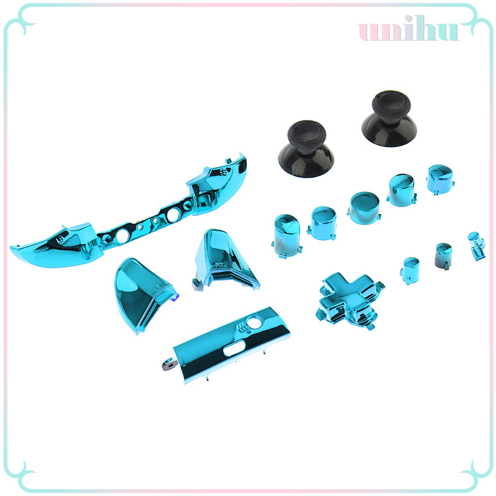 Unihu Controle Cromado / Roxo Com Botão D-Pad / Lb Rb / Lt Rt Mod Para ...