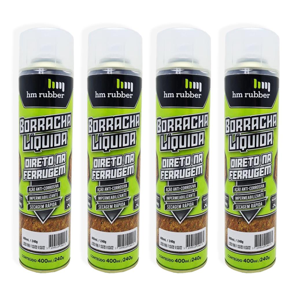 Kit 3 Und Borracha Líquida Spray Impermeabilizante Preto - Escorrega o ...