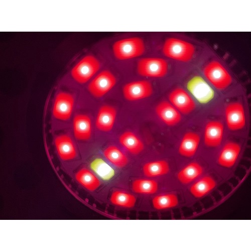 Lampada Aluminio 28 Leds Plantas Cultivo Indoor Estufa Growroom ...