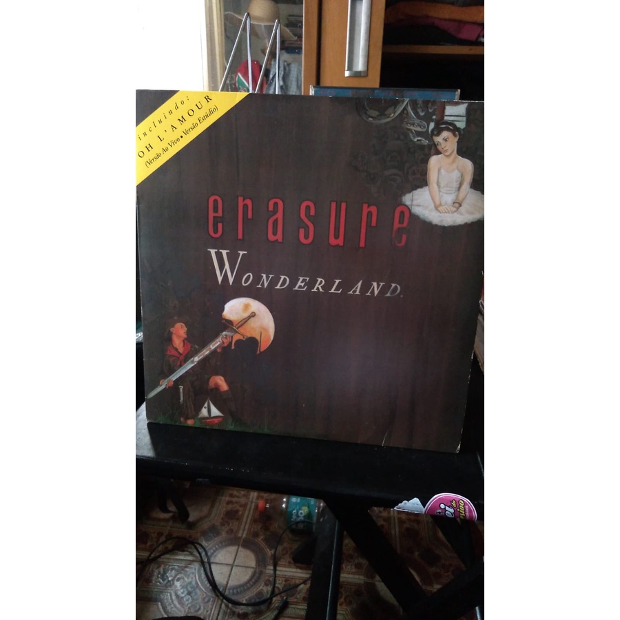 LP Erasure Wonderland(1986) Warner Com Encarte | Shopee Brasil