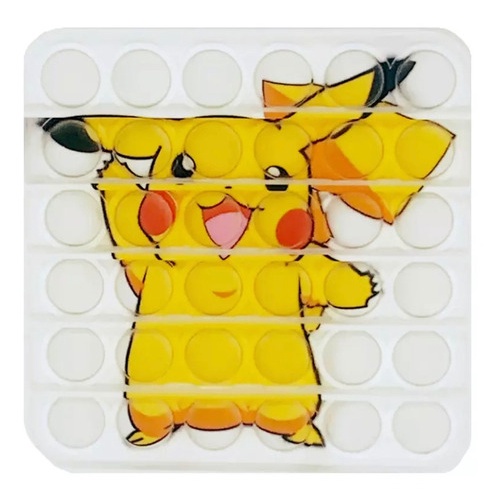 Pop It Fidget Toy, Pop Bubble Pokémon Pikachu Sensorial | Shopee Brasil