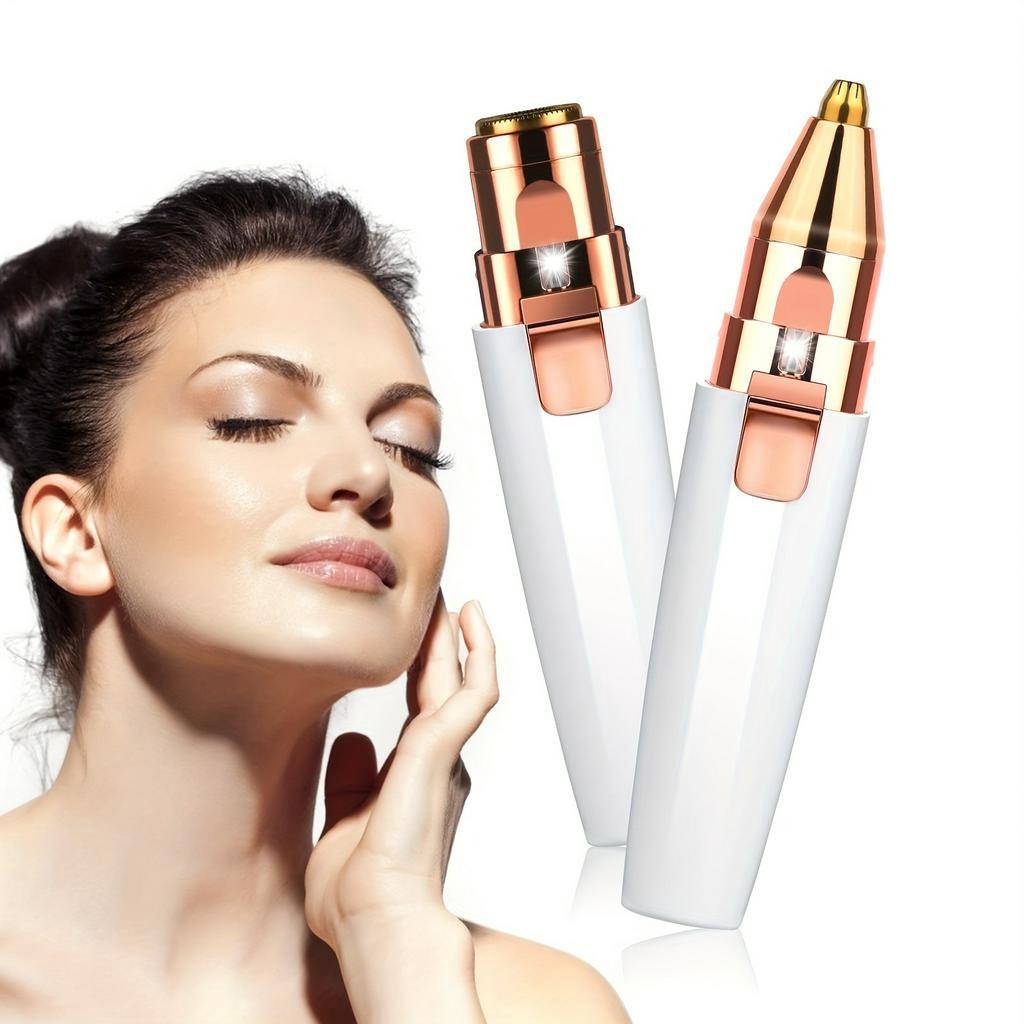 Aparador elétrico de sobrancelhas 2 em 1 Mini depilador de sobrancelhas | Shopee Brasil