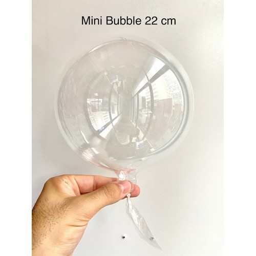 Kit 10 Mini Balão Bubble 18 cm transparente inflável. | Shopee Brasil