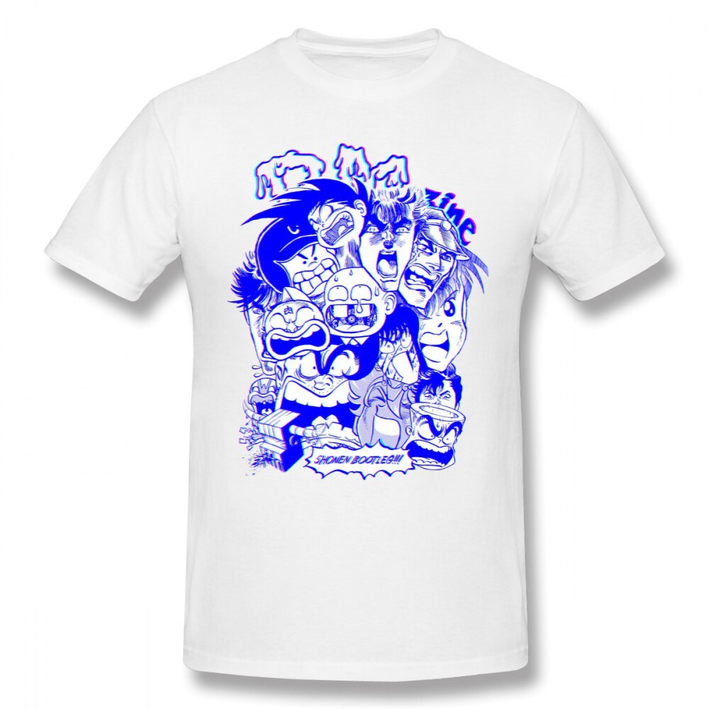 Camiseta Masculina Shonen Bootleg Qualidade Superior 100 % Manga Curta ...