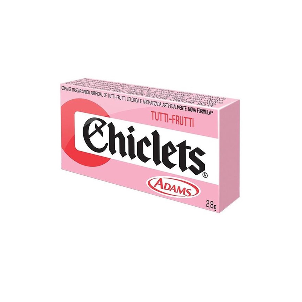 Kit c/5 Chiclets Adams 280G Tutti Frutti | Shopee Brasil