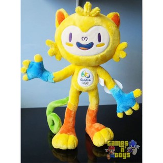 Boneco Mascote Olímpico Vinícius Rio 2016 Pelúcia 35cm | Shopee Brasil