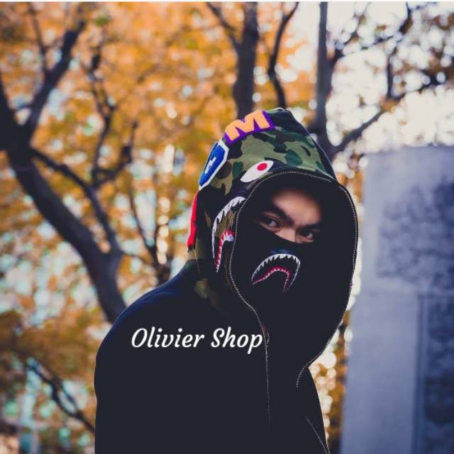 Máscara De Boca De Pano Motif Camo Bape Banho Hype Hypebeast Import ...