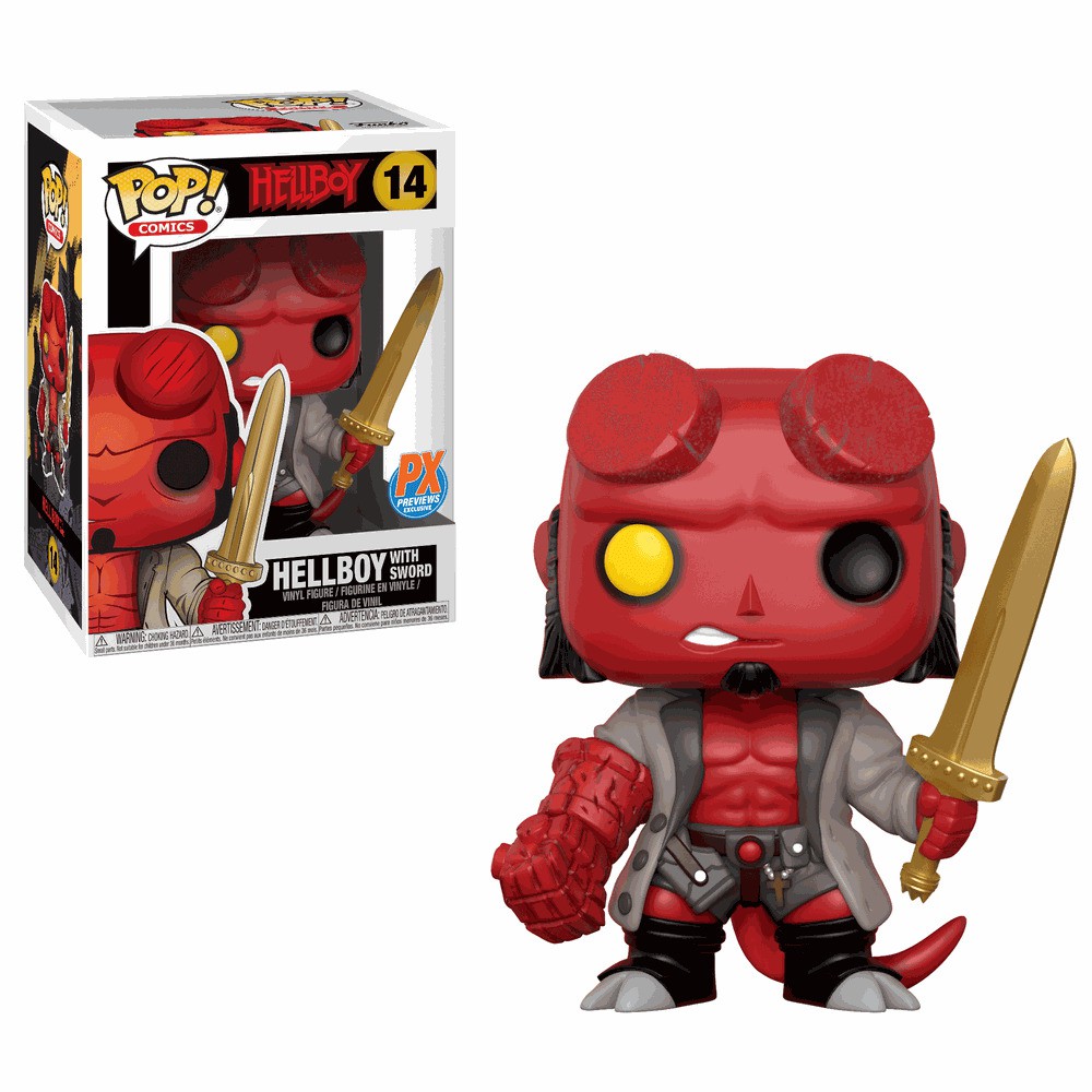 Funko Pop Hellboy Excalibur 14 PXPreviews Exclusivo | Shopee Brasil