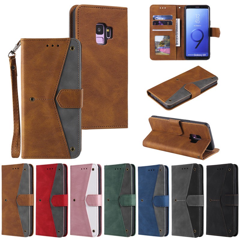 Capa De Luxo Para Samsung Galaxy S10 Plus S9 Plus S8 Plus S7 Edge S10+ S9+ S8+ Splice Carteira ...