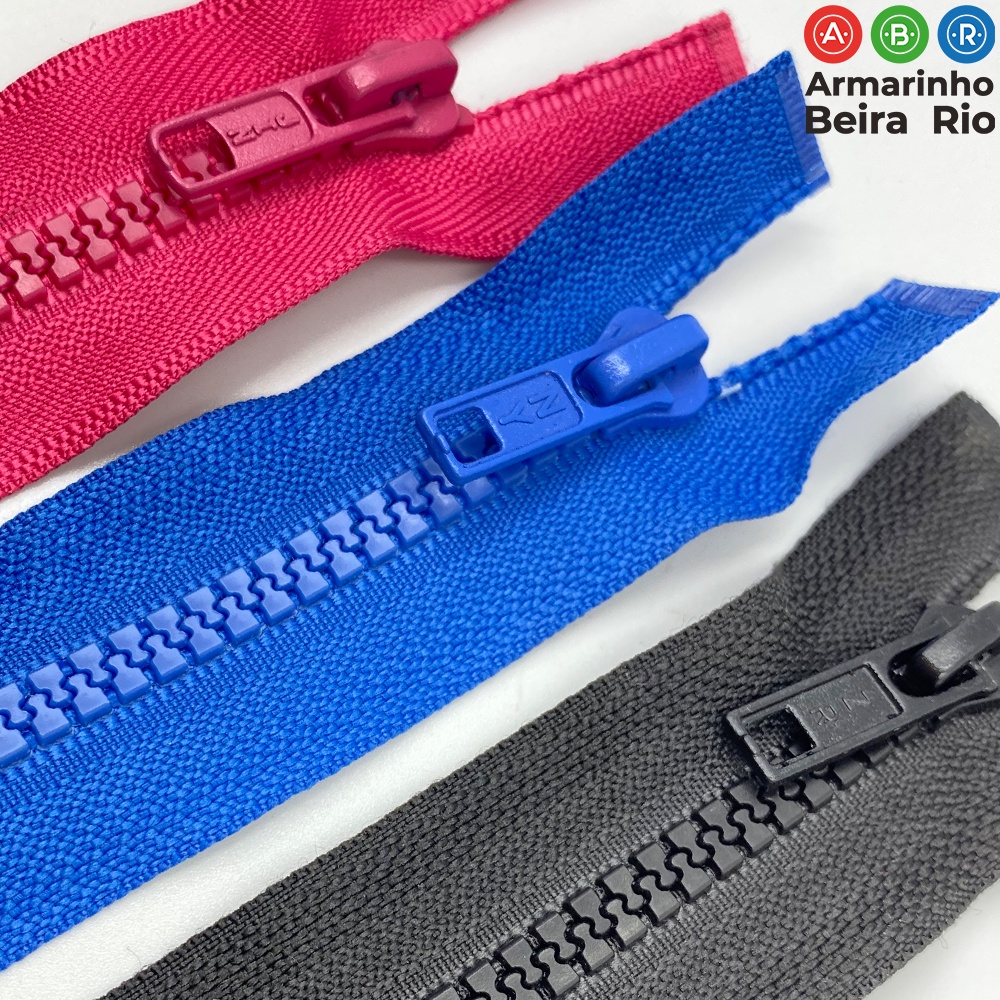 Zíper Tratorado Jaqueta Destacável Vislon 70cm - 10 Un | Shopee Brasil