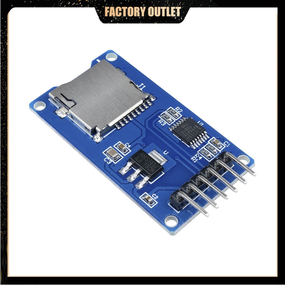 Módulo Mciro SD TF Cartão De Memória Placa De Armazenamento Micro SPI ...