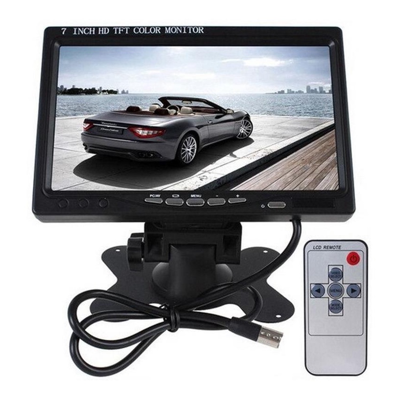 Tela Monitor Digital Veicular Hd Lcd 7 Polegadas Hdmi Vga Av | Shopee Brasil