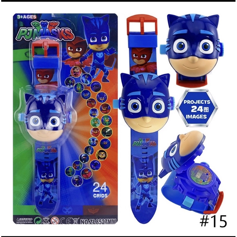 Relógio Digital Pj Masks Infantil Com Projetor de Imagens 3d | Shopee ...