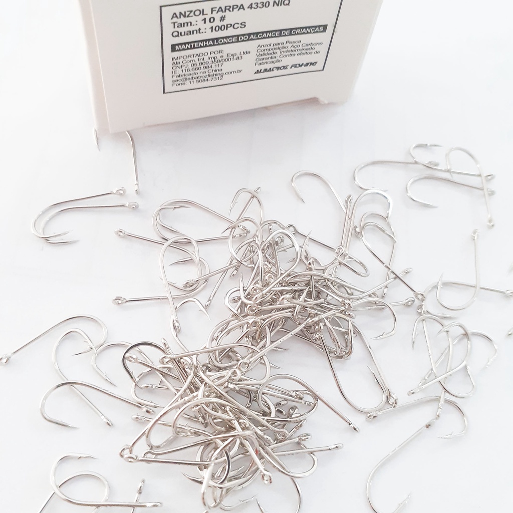 ANZOL FARPA 4330 TAMANHOS C/ 20 UNID | Shopee Brasil