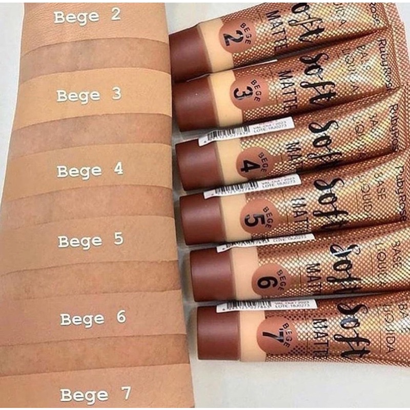 Base Ruby Rose - Tons bege | Shopee Brasil