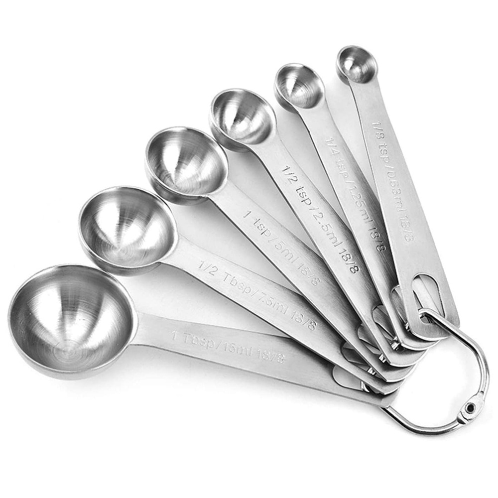 Conjunto de colheres de medição de 6 unidades, conjunto de colher de ...