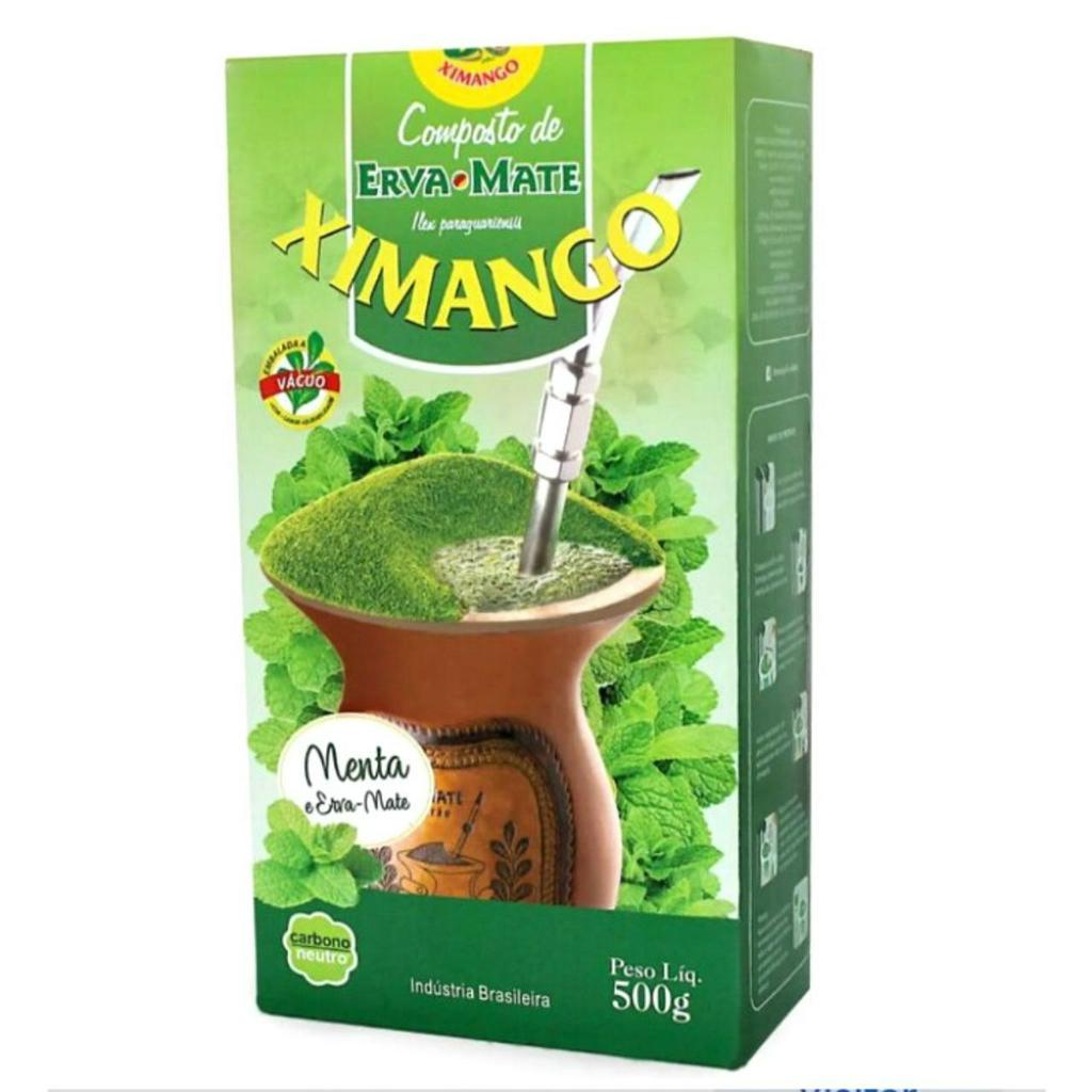 Erva Mate - Ximango Sabor Menta - 500gr a Vácuo | Shopee Brasil