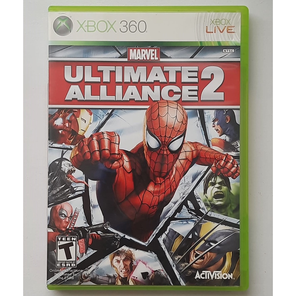 Marvel Ultimate Alliance 2 Xbox 360 Original Em Mídia Física | Shopee ...