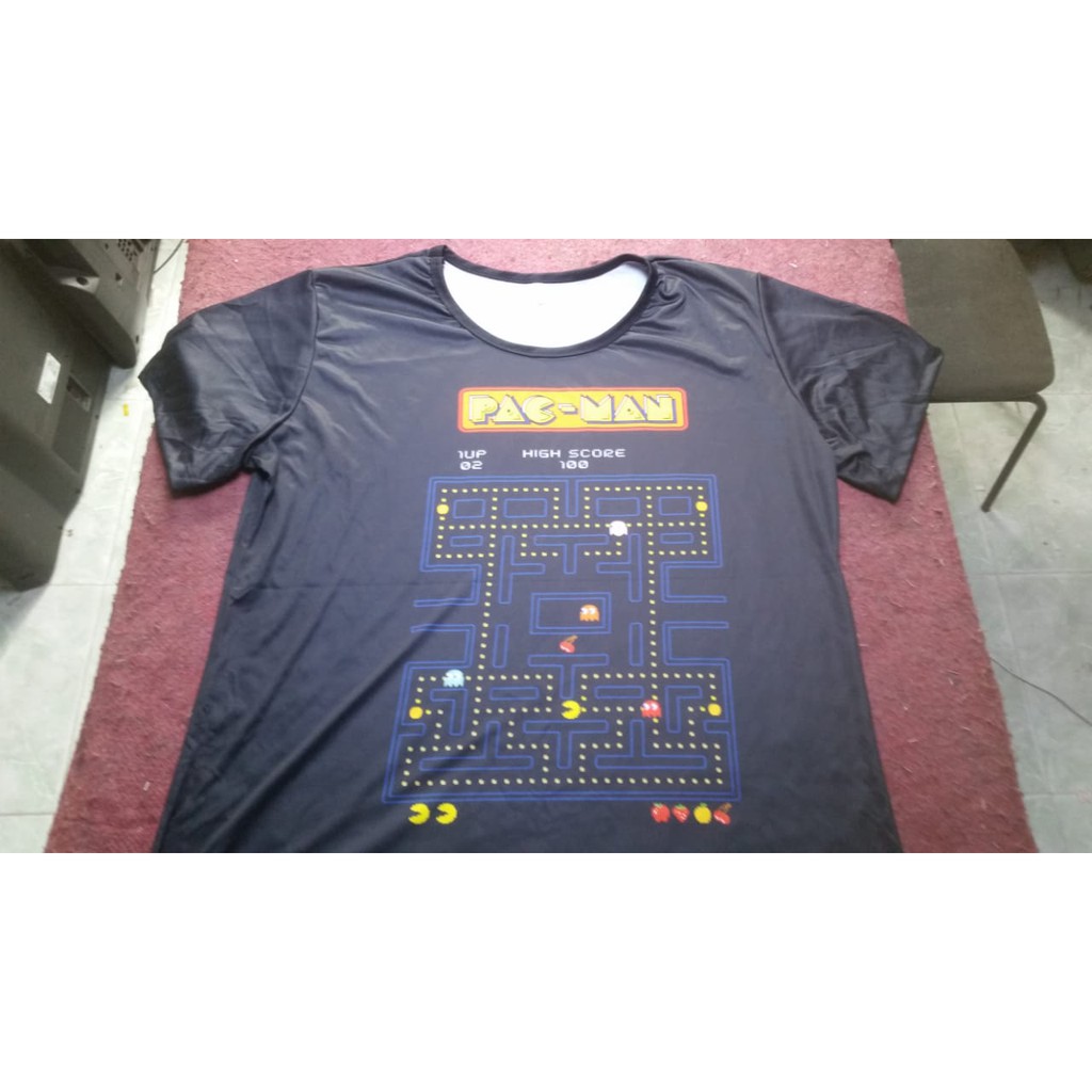 CAMISA PAC-MAN - VARIAS CORES | Shopee Brasil