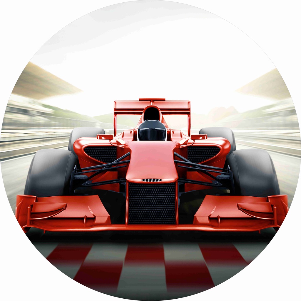 Painel Redondo Tema Formula 1 Para Decoração de Festa Em Tecido ...