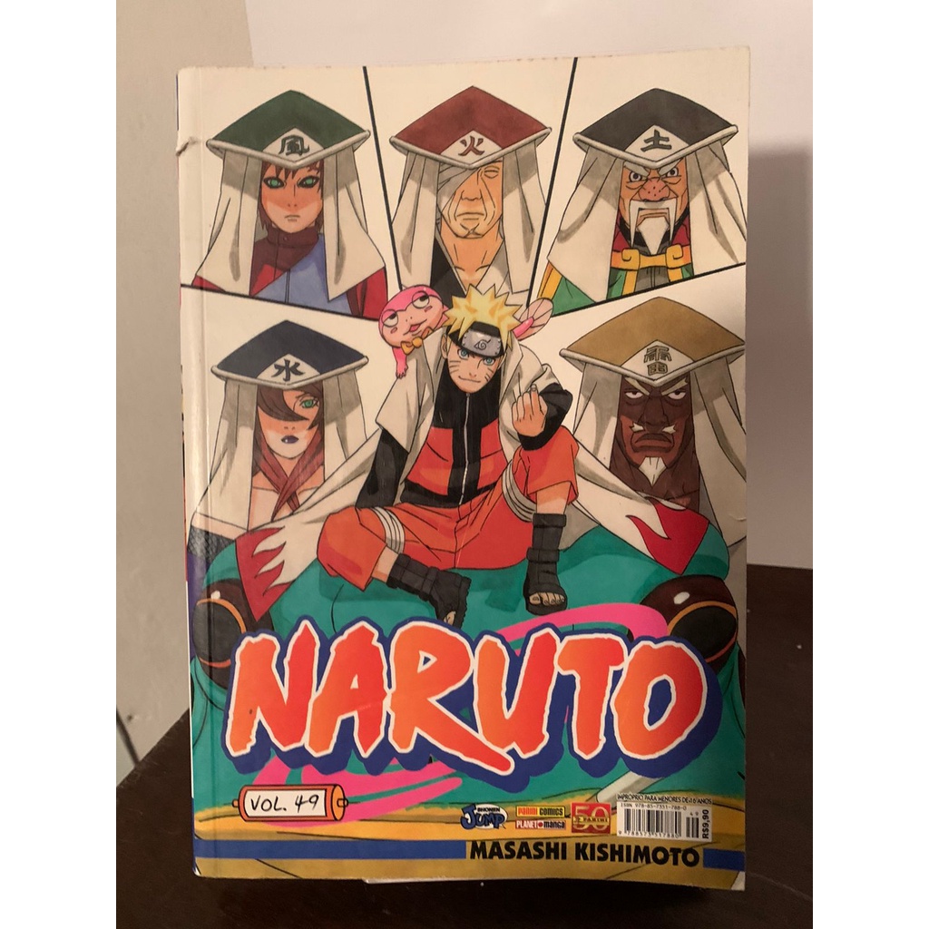 Mangá Naruto Vol.49 (1ª Edição) | Shopee Brasil