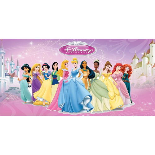 Painel Banner Festa Princesas Disney 1,5x1m | Shopee Brasil