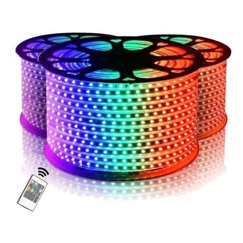 Mangueira Fita Led Rgb 30 Metros + 2 Controladores + Fonte PROMOÇÃO ...