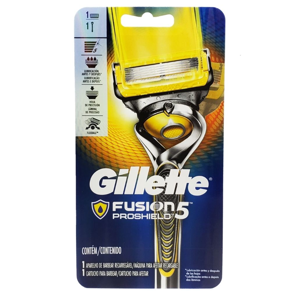 Aparelho De Barbear Gillette Fusion Proshield | Shopee Brasil