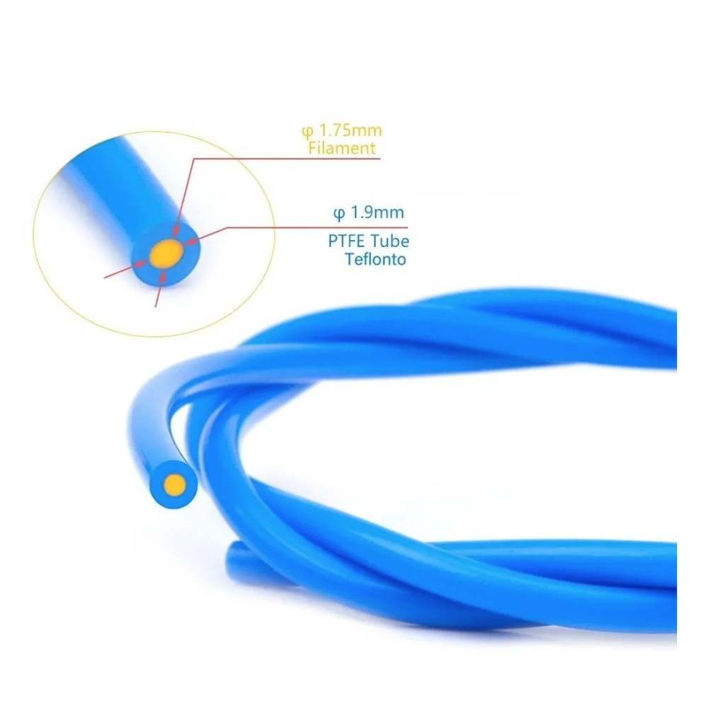 1m Trianglelab Tubo Bowden Ptfe Teflon Impressora 3d +brinde | Shopee Brasil