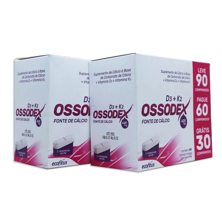 kit com 2 caixas Fonte de Cálcio Ossodex | Shopee Brasil