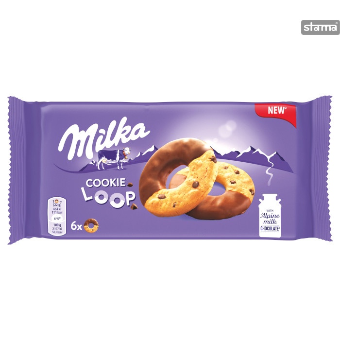 Milka Cookie Loop Biscoito Importado 132g | Shopee Brasil
