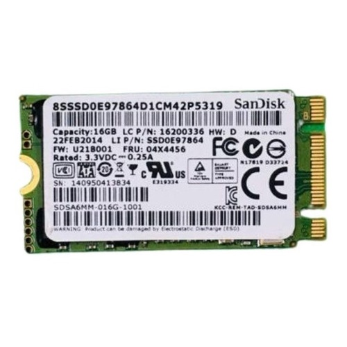 Promoção Ssd 16gb Sandisk Msata Sandisk M.2 | Shopee Brasil