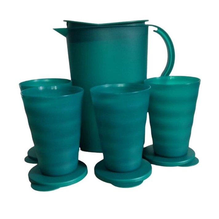 Tupperware Jarra Murano2L 4 Copos 500 mlcada | Shopee Brasil