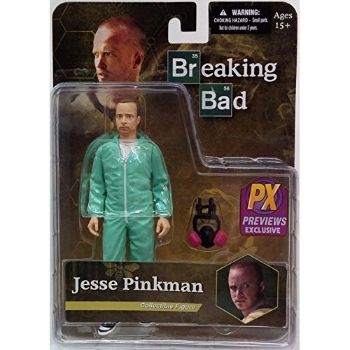 Breaking Bad Jesse Pinkman Px Exclusive Blue Hazmat 6-in | Shopee Brasil