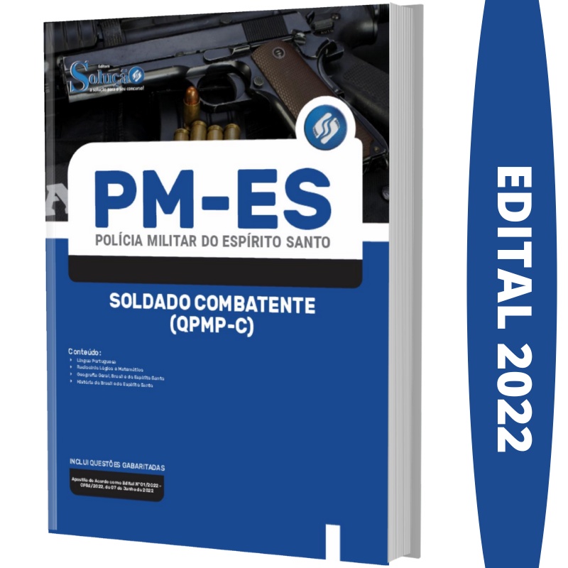 Apostila PM ES - Soldado Combatente (QPMP-C) | Shopee Brasil