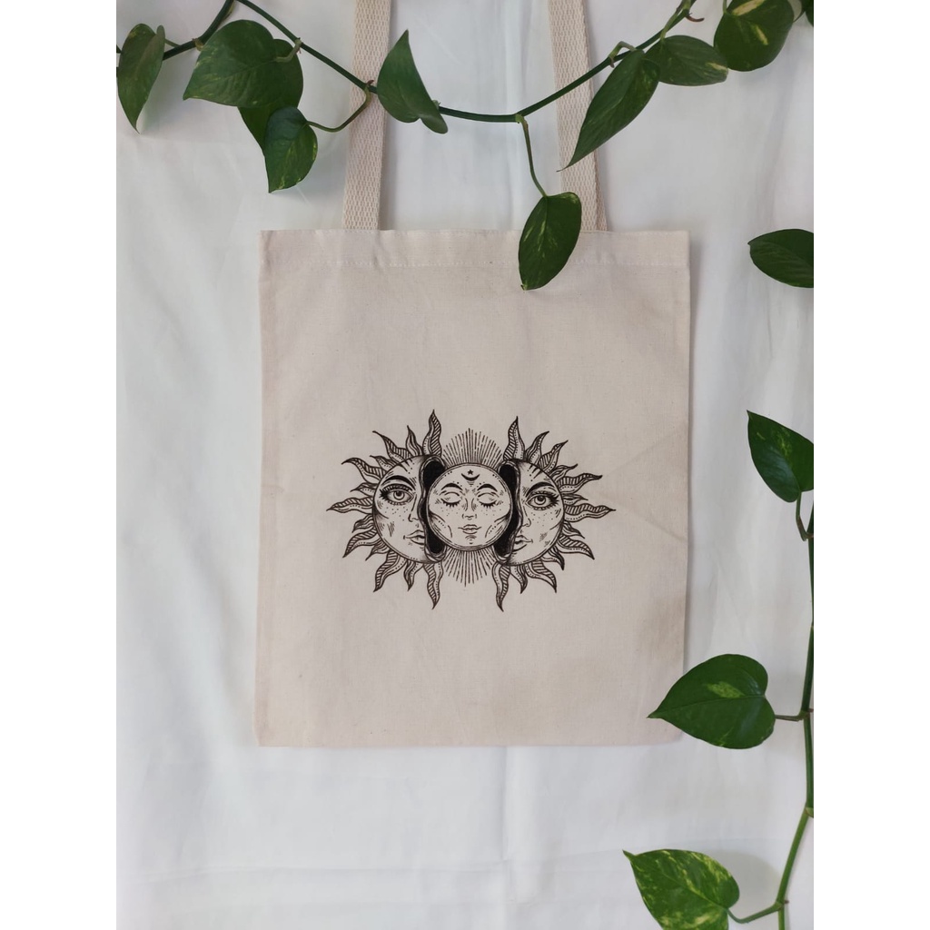 ECOBAG SOL E LUA | Shopee Brasil