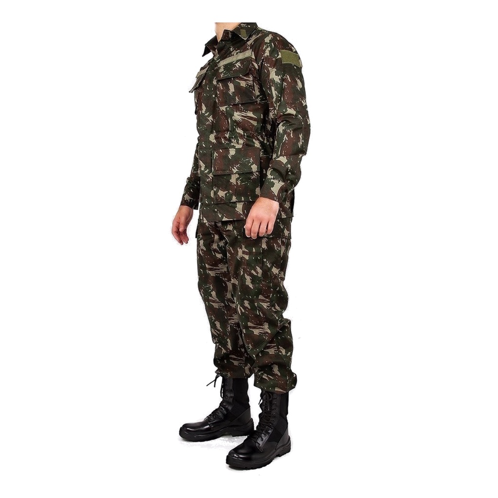 Farda Camuflada Exército Brasileiro Alta Solidez (lisa) | Shopee Brasil