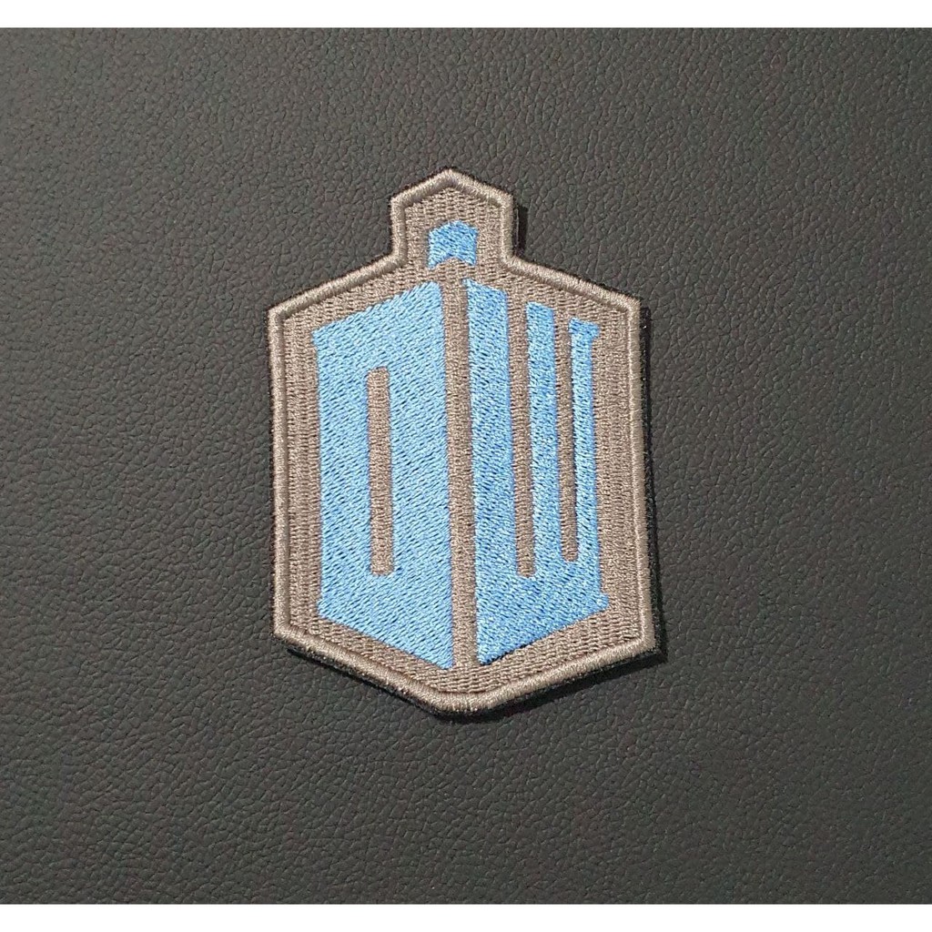 Doctor Who - Patch Aplique Bordado (com termocolante) | Shopee Brasil
