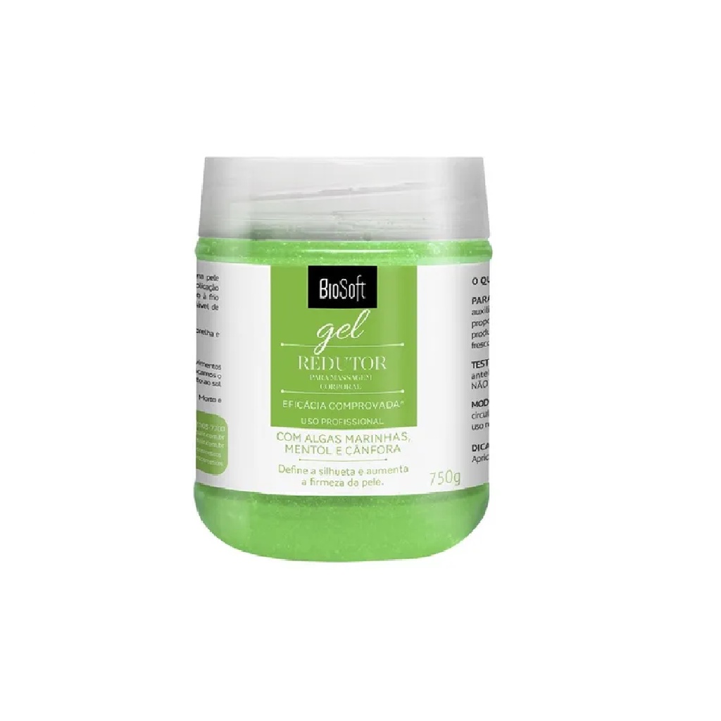 Biosoft Gel Redutor De Medidas Celulite E Flacidez 750g | Shopee Brasil