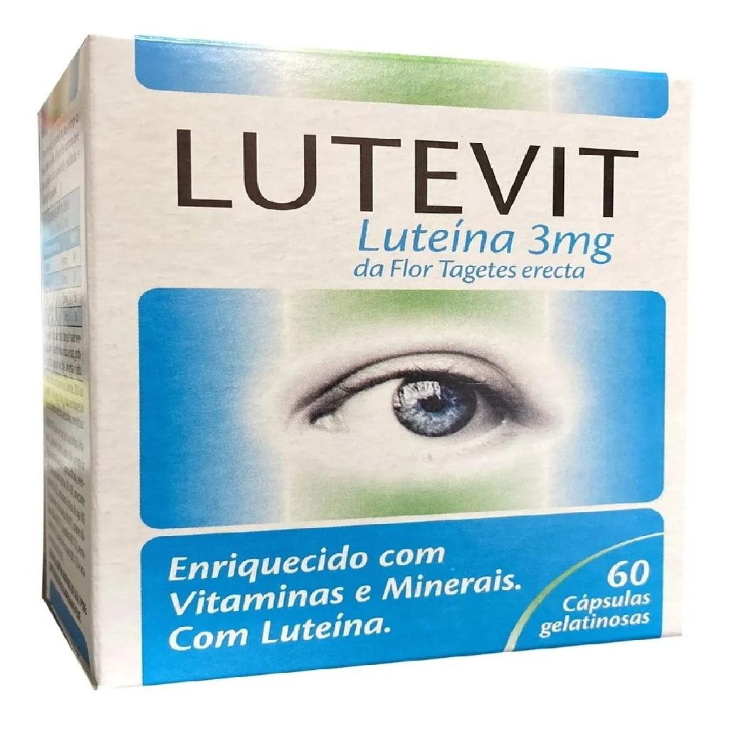 Luteina 3mg Vitamina C E Zinco E Selenio Lutevit Visão 60cps | Shopee ...