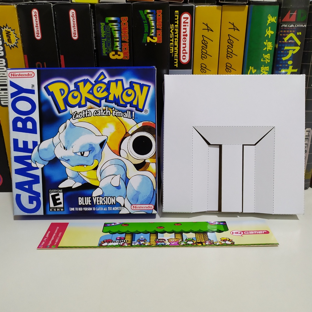 Pokémon Blue Version - Box do Jogo (Nintendo Game Boy Advance) | Shopee ...