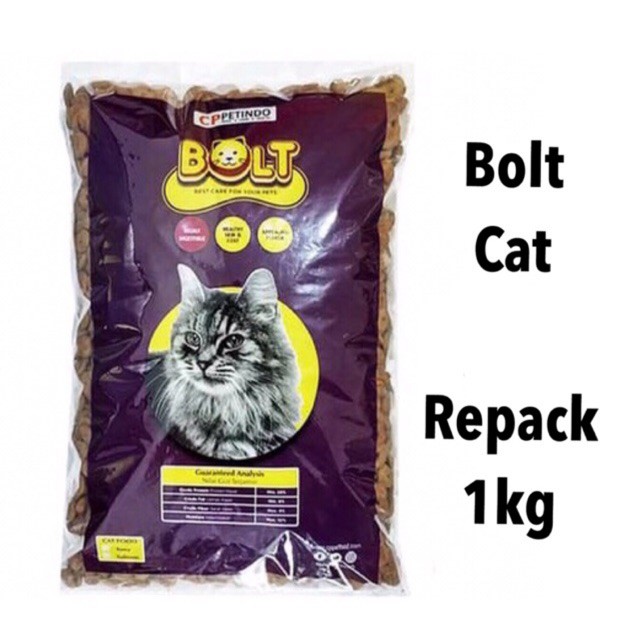 Bolt Food Repack 1kg - Embalagem Gato Adulto Seca Comida | Shopee Brasil