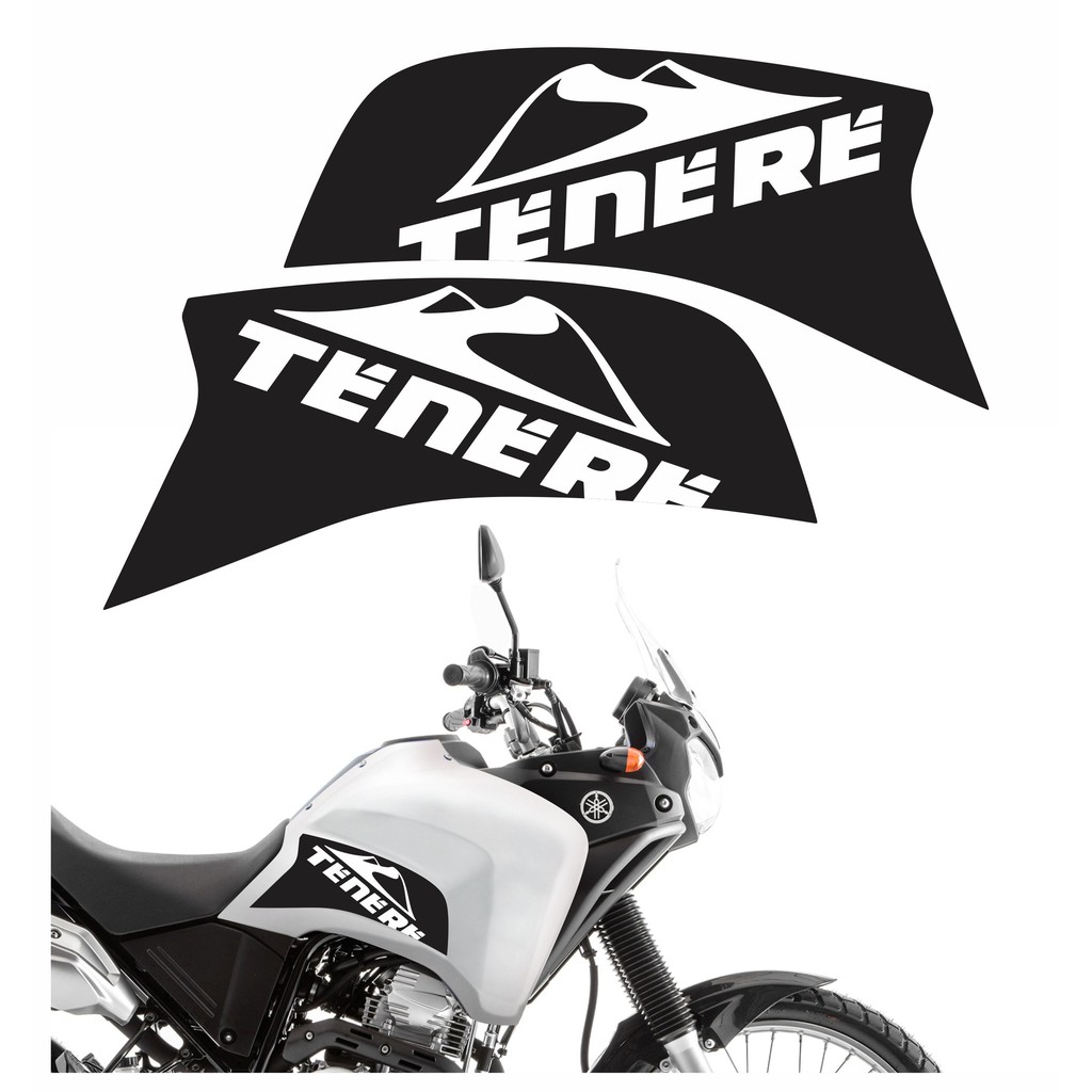 Kit Par Adesivos Protetor Lateral Tenere 250 Tanque R327 | Shopee Brasil