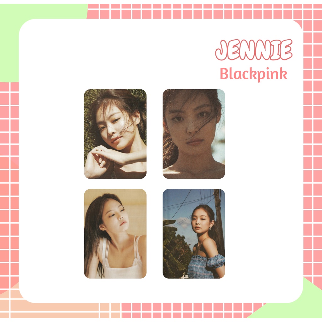 Kit Photocards Jennie Individual (BLACKPINK) | Shopee Brasil