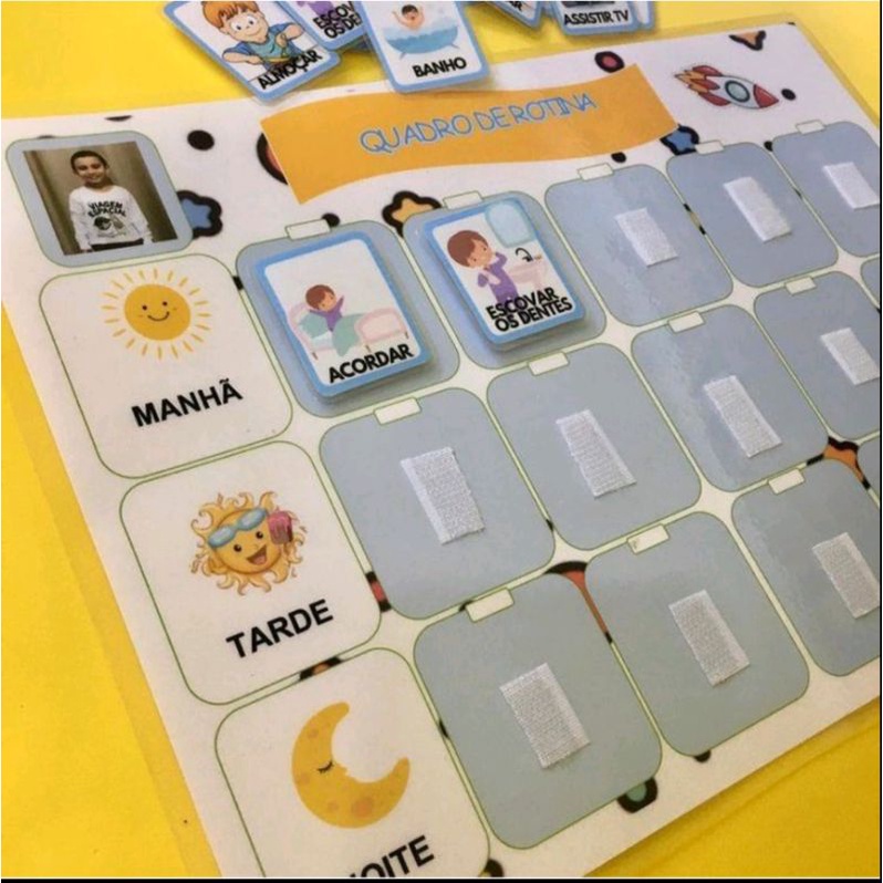 QUADRO DE ROTINA (24 TAGS) | Shopee Brasil