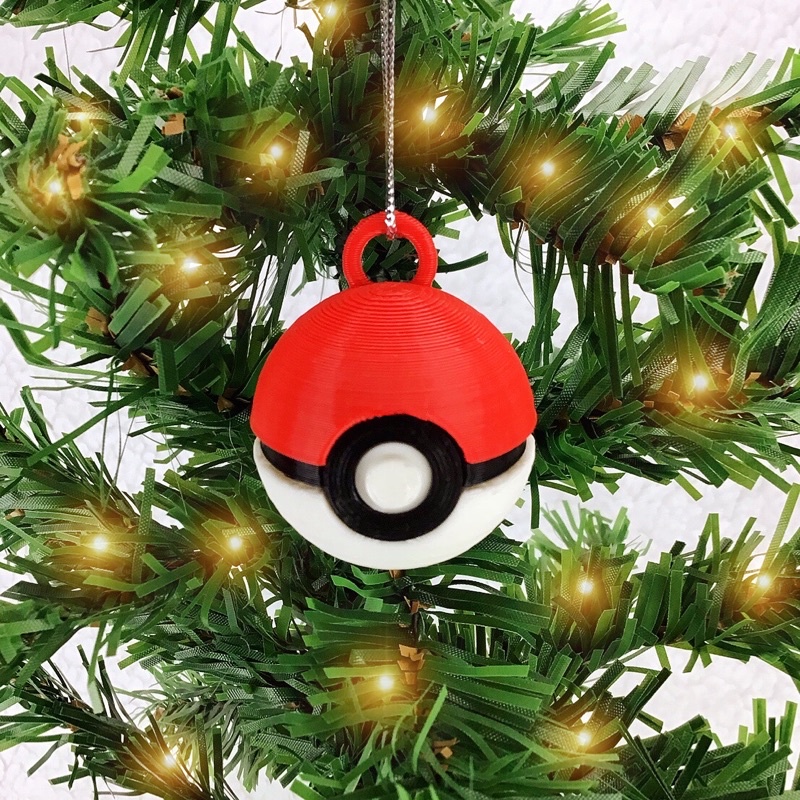 Enfeite Natalino Pokebola/Pokeball | Pokémon Anime Geek Natal ...