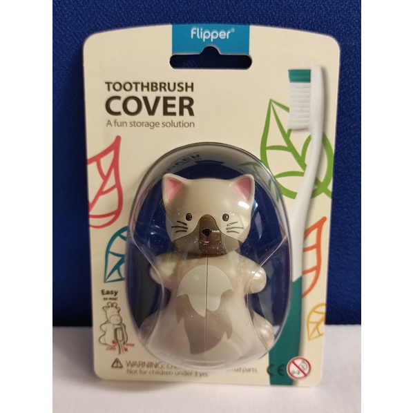 Tampa Do Escova De Dentes FLIPPER-CAT | Shopee Brasil