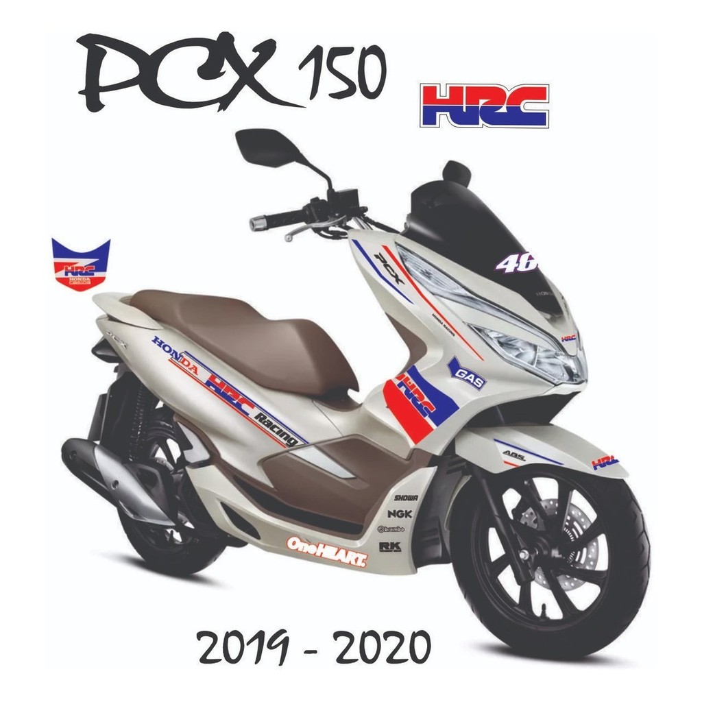 ADESIVO PCX MODELO HRC 2019 2023 ACABAMENTO BRILHO ADESIVO AUTOMOTIVO | Shopee Brasil