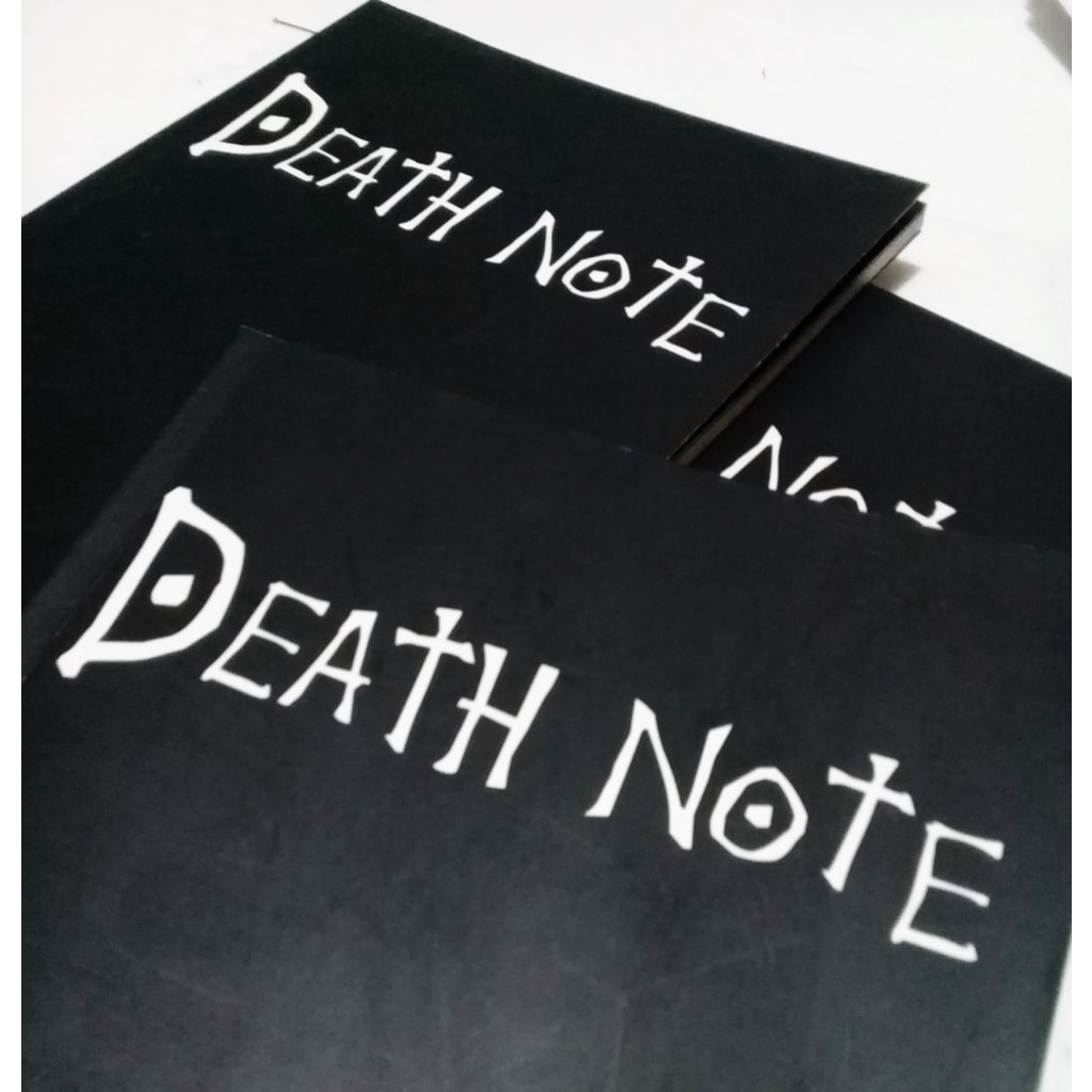 Caderno A5: DEATH NOTE (Fanmade version) | Shopee Brasil
